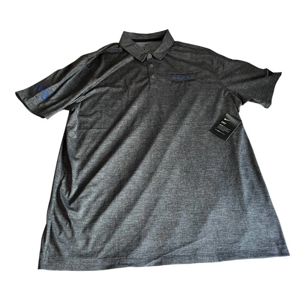 Nike | Shirts | Nwt Nike Drifit Polo Gray Men Xl Premium Sponsor G W ...